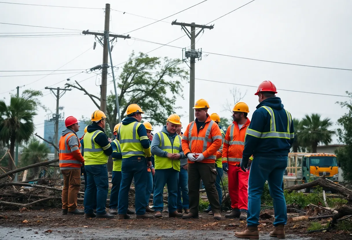 Power Restoration Efforts Underway in the Carolinas - HERE Aiken